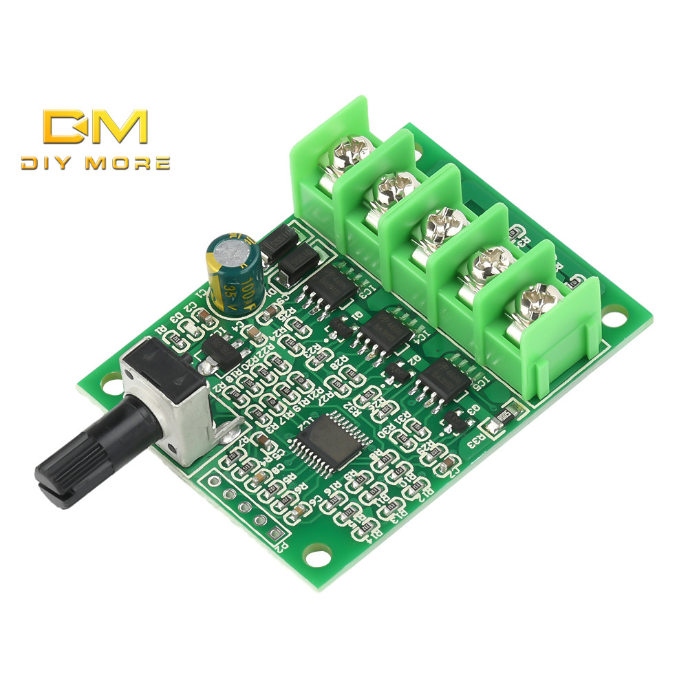 DIYMORE DC 3-Phase Brushless Hallless Motor Controller Motor Driver ...