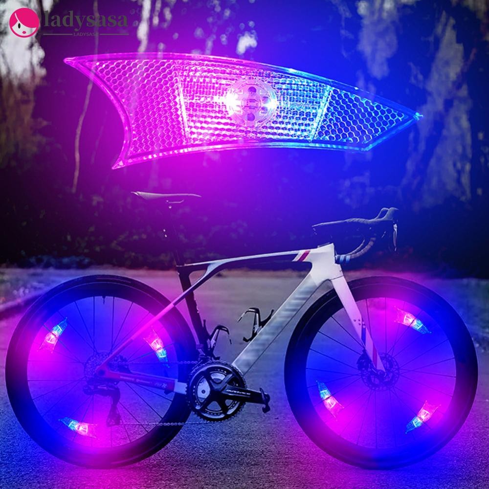 Ladysasa Waterproof Bicycle Wheel Lights Mountain Bike Frame Decoration ...