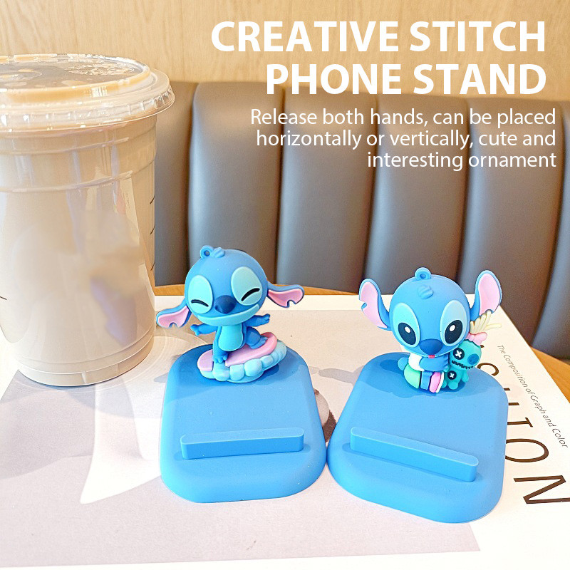 For Stitch Mobile Phone Holder Suit To iPhone Lovely Cartoon Bedhead ...