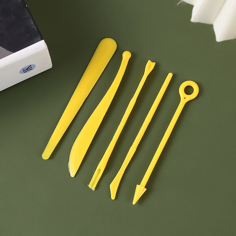 Set of 5 pcs - Mini Clay Carving Tools - Plasticine - Polymer Clay ...
