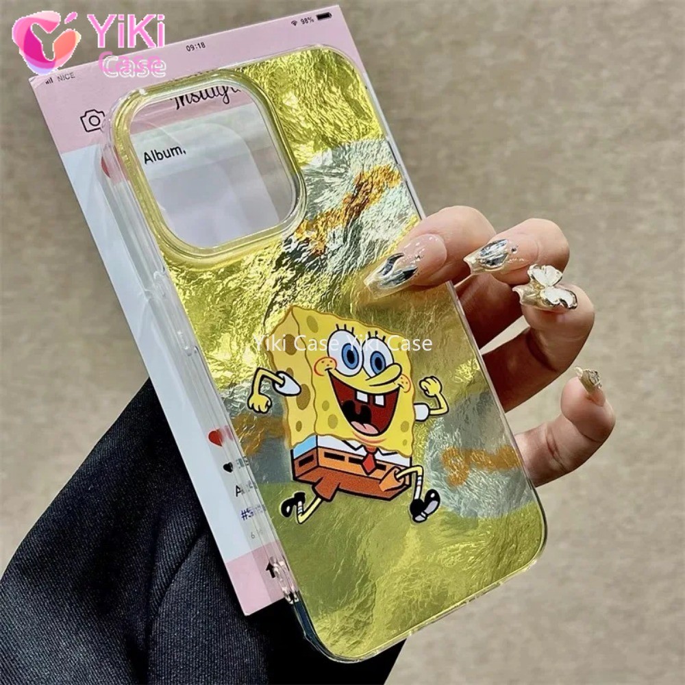 Patrick Star Lustre Flash Lines Cartoon Hard Phone Case for Realme 8i ...