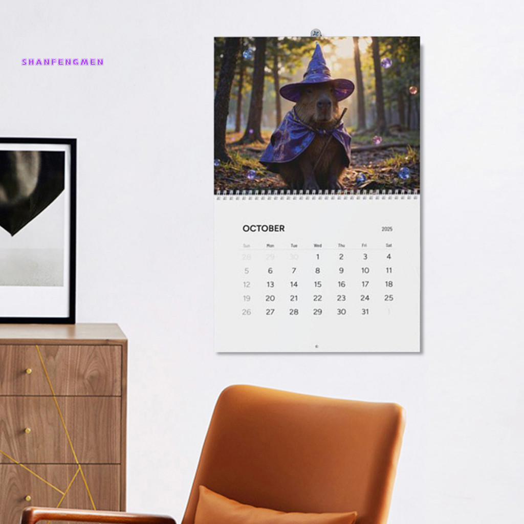 SFH- Capybara Collector Item Funny Capybara Calendar 2025 Cute Capybara ...