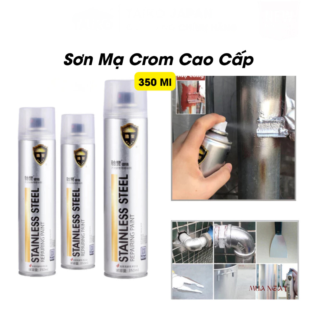 10 years No Rust Chrome paint spray 350mL Cartridges With Chrome Plated ...