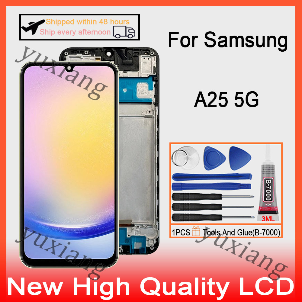 AMOLED OLED TFT For Samsung Galaxy A25 5G LCD Display Touch Screen With ...