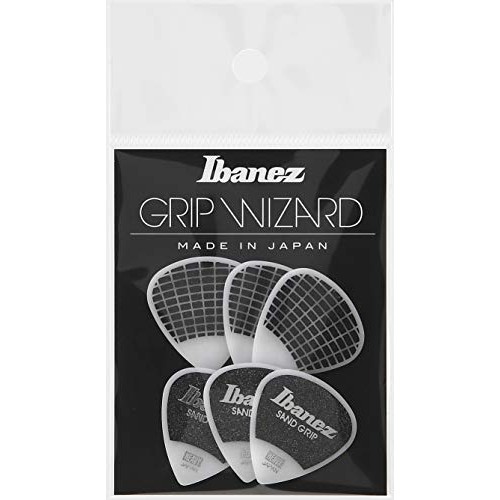 Ibanez Grip Wizard Series Sand Grip Pick PA16HSG-WH WHITE with non-slip ...