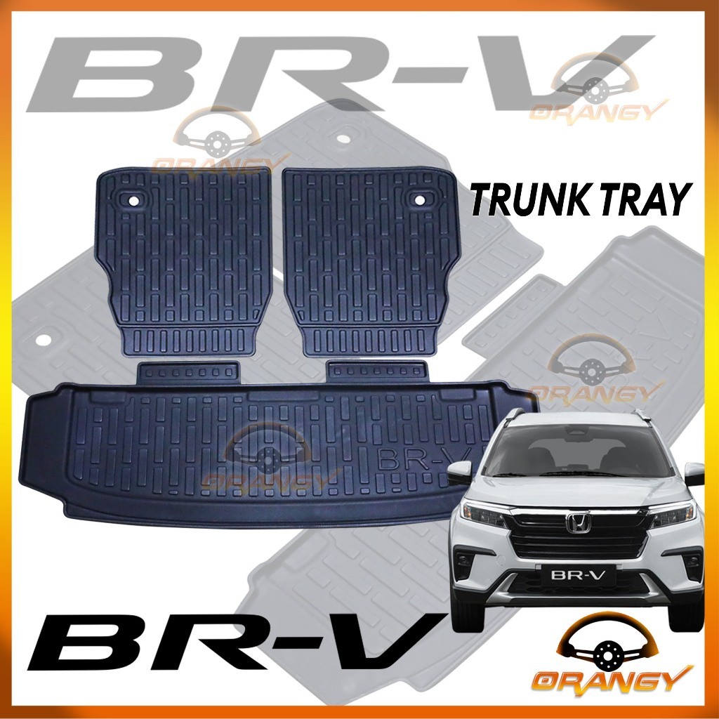 Honda BRV BR-V 2023 to 2025 Full Cargo Trunk Tray w/ Back Seat Thailand ...