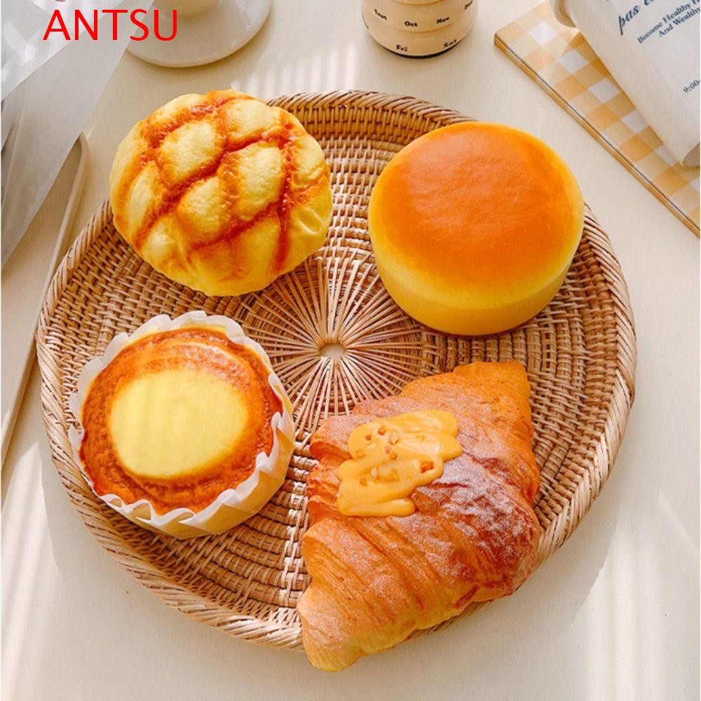 ANTSU Bread Slow Rebound Toy, Bread Donuts Squeeze Dessert Toy ...