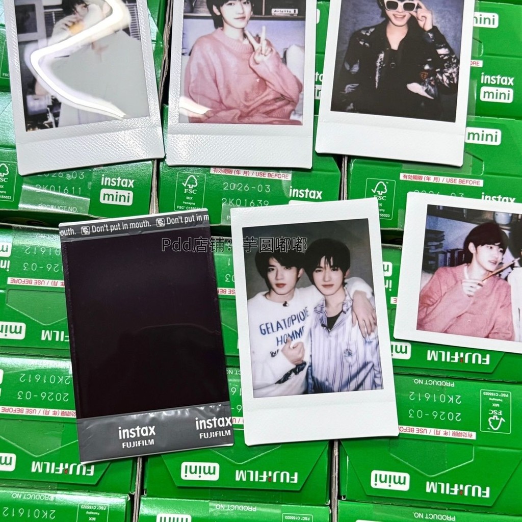 Fuji Polaroid Printing mini White Edge Film Photo Paper Customized 10cm ...