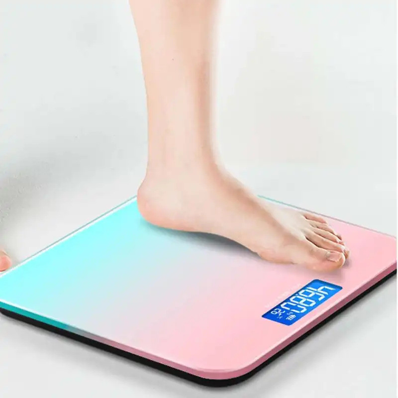 Gradient Color Intelligent LCD Electronic Digital Display Glass Scale ...