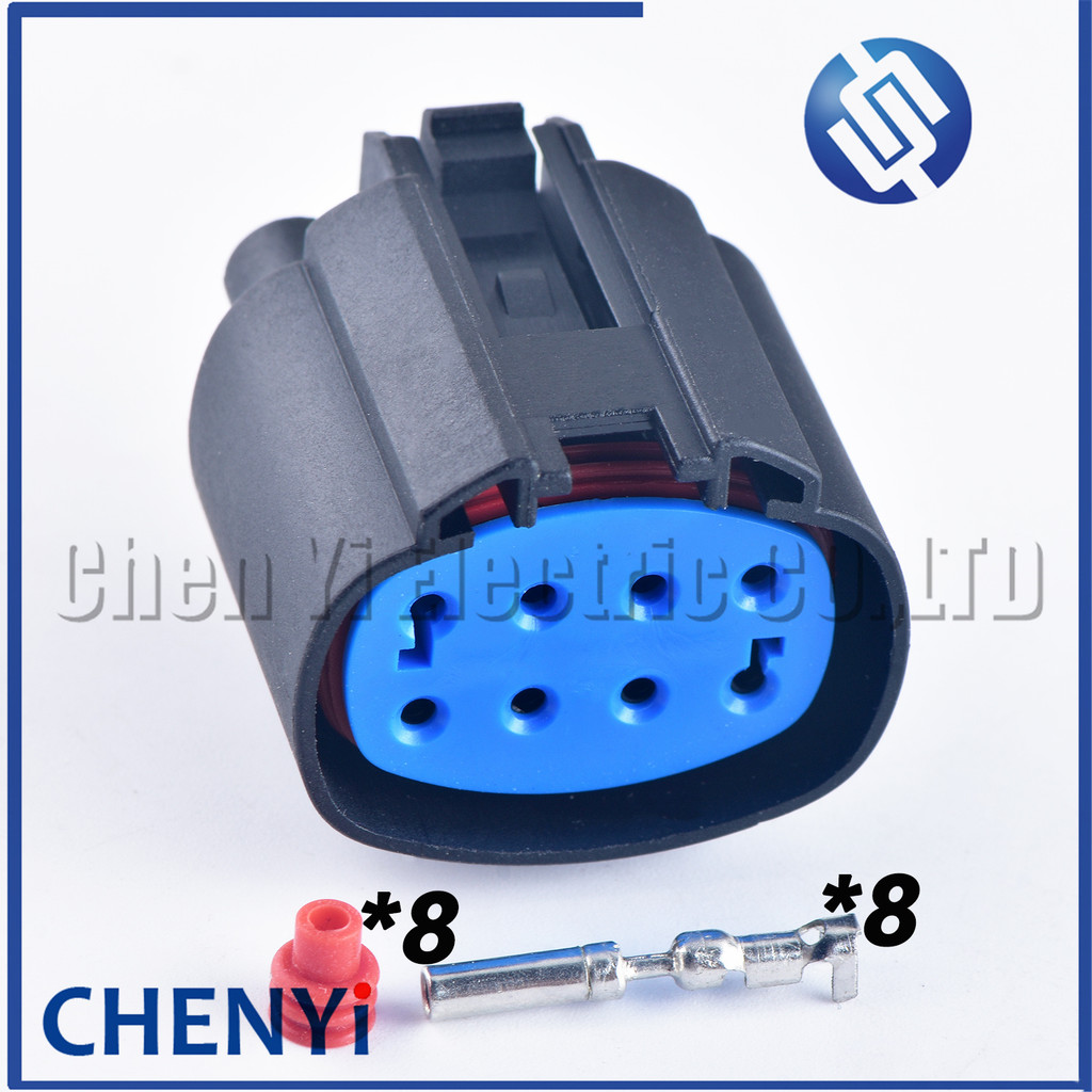 8 Pin female Automotive Waterproof Socket Sealed Plug circular Wiring ...