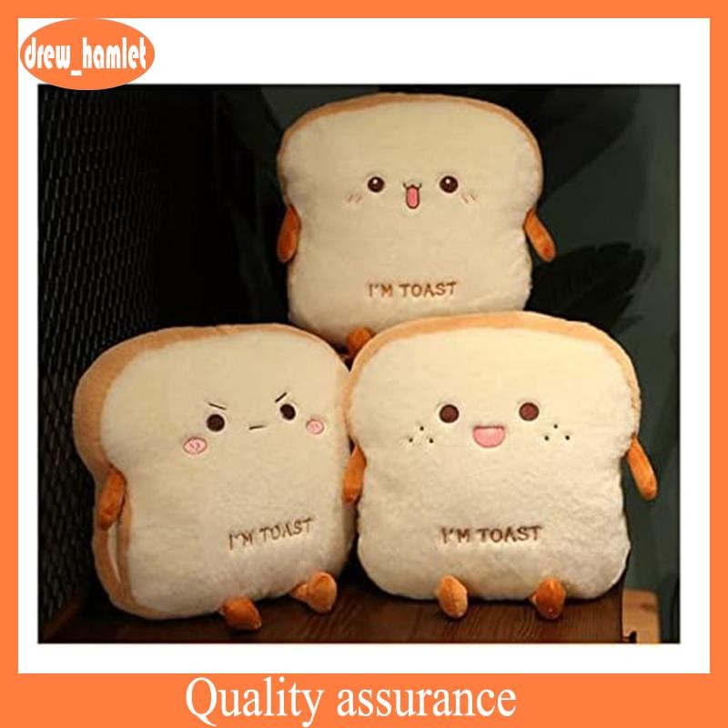 Toast Bread Plush Pillow,Funny Sliced Bread Stuffed Pillow,Adorable ...