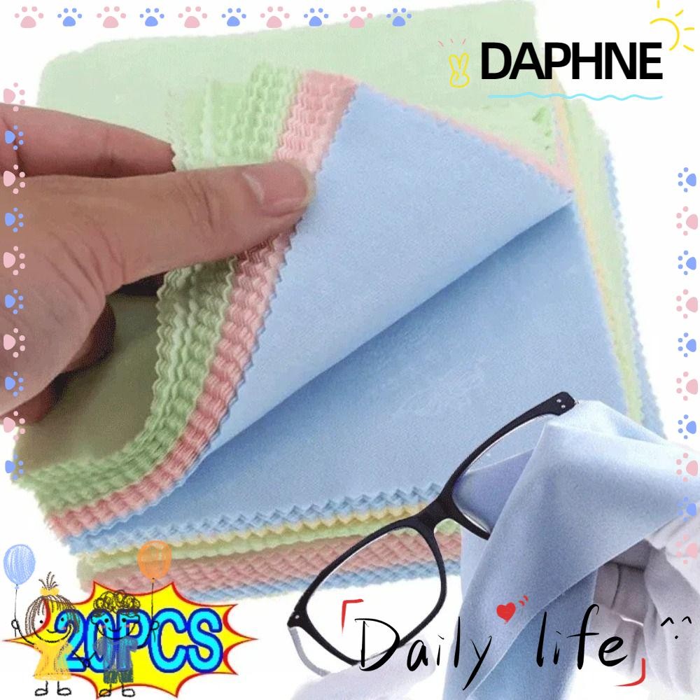 DAPHNE Glasses Cleaner, Microfiber Random Color Cleaning Cloth, Square ...