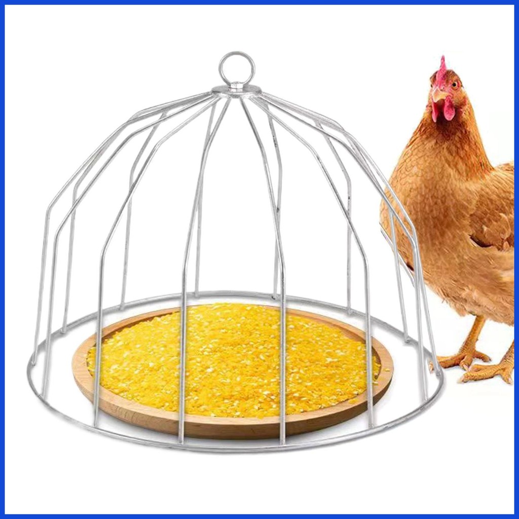 Chicken Feeder Cover Poultry Feeder For Cage Cover No Clutter Duck ...