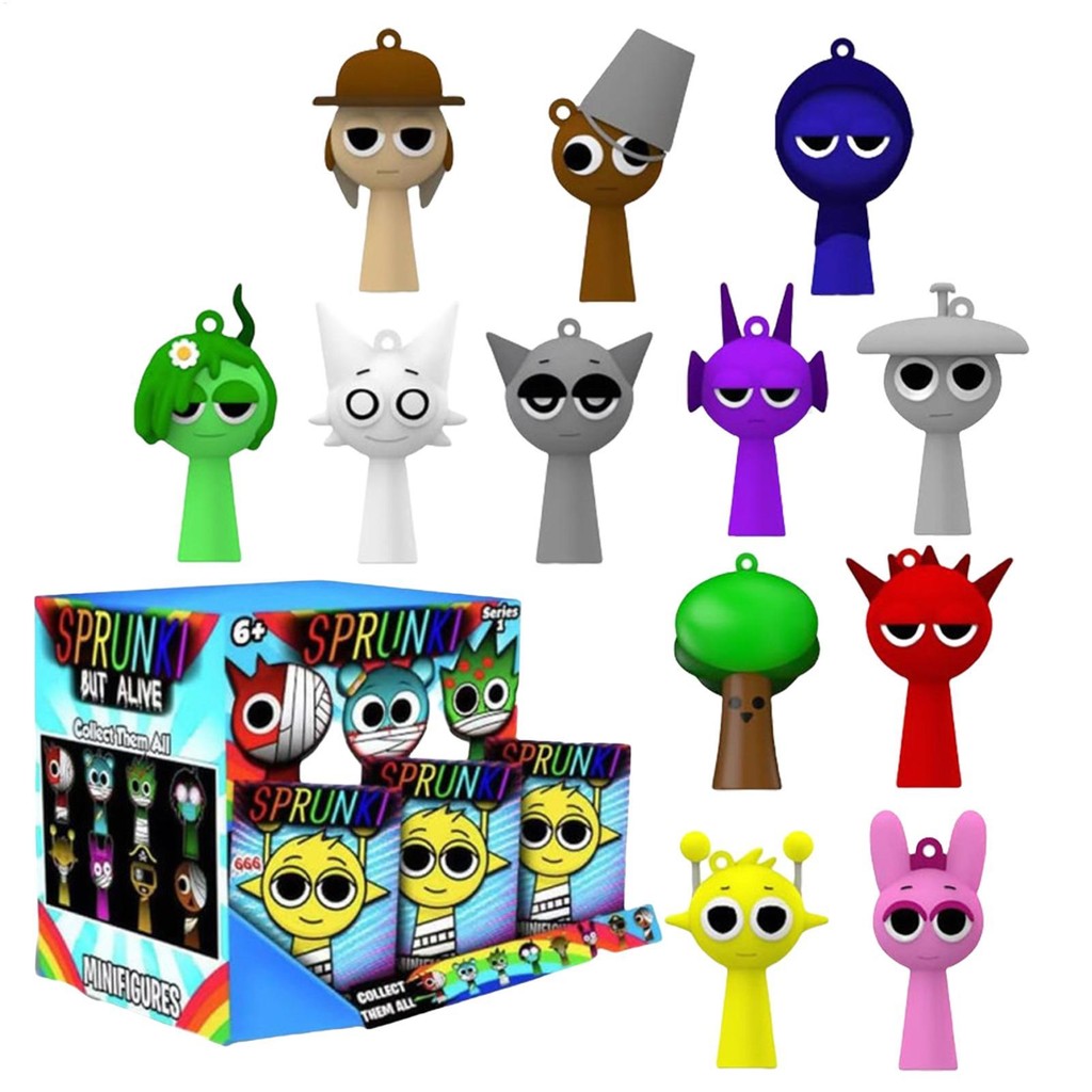 Sprunki action Figure mystery box set of 12 pieces Sprunki Incredibox ...