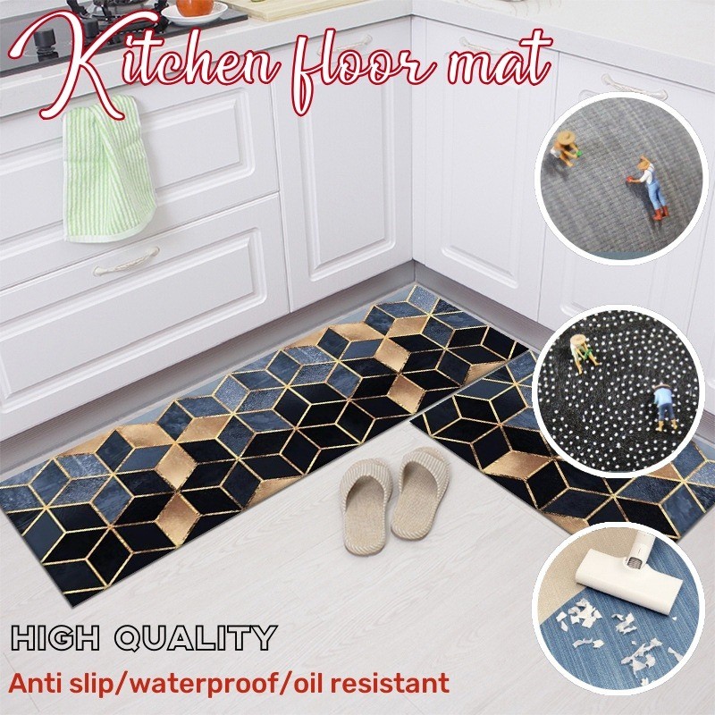 Anti Slip Kitchen Mat Long Floor Mat Bathroom Carpet Entrance Mat ...