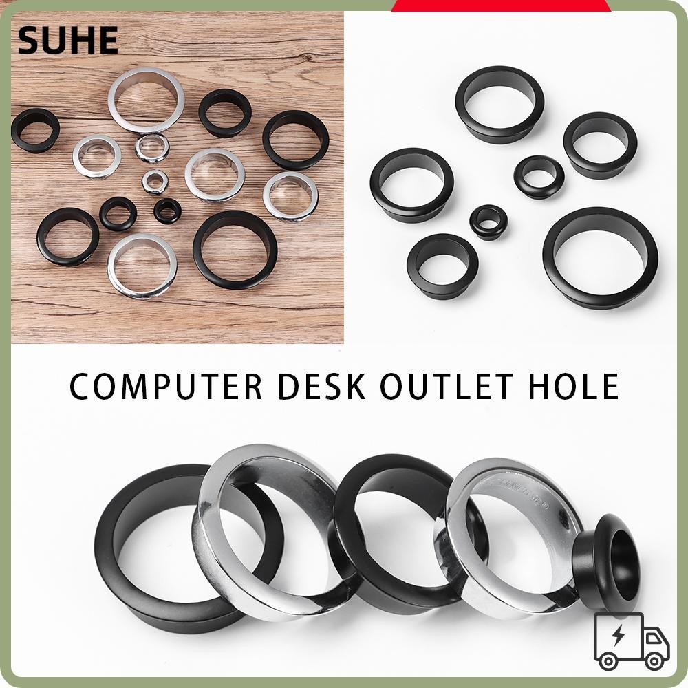 SUHE Practical Wire Hole Cover Hardware Desk Table Cable Fastener ...