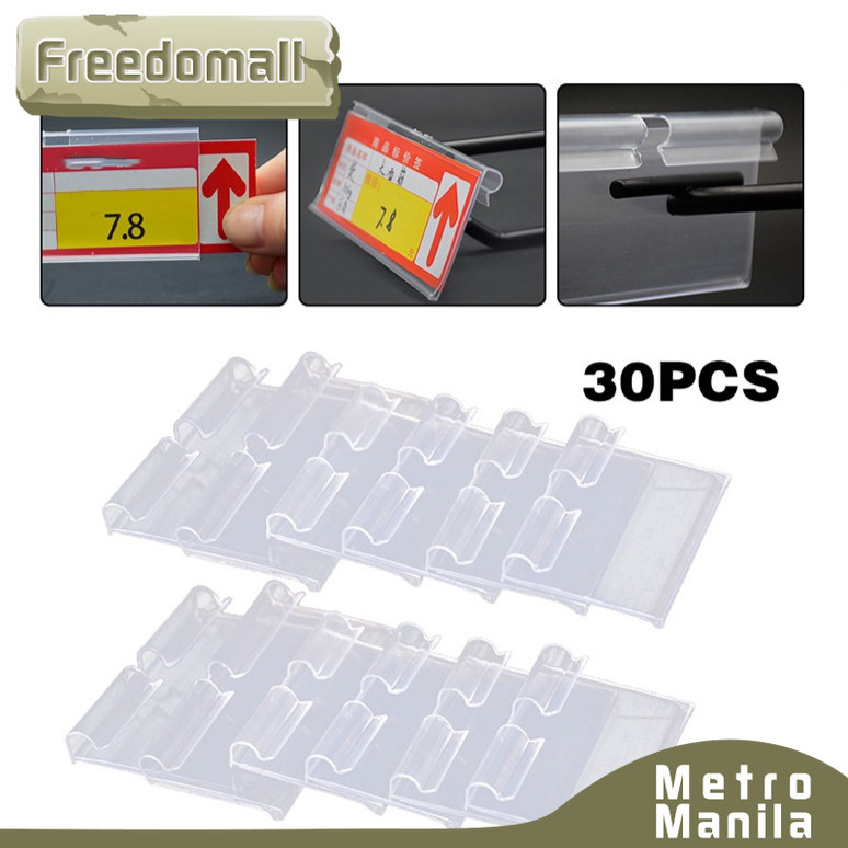 30pcs Shelf Retail Price Tag Label Commodity Price Display Label PVC ...