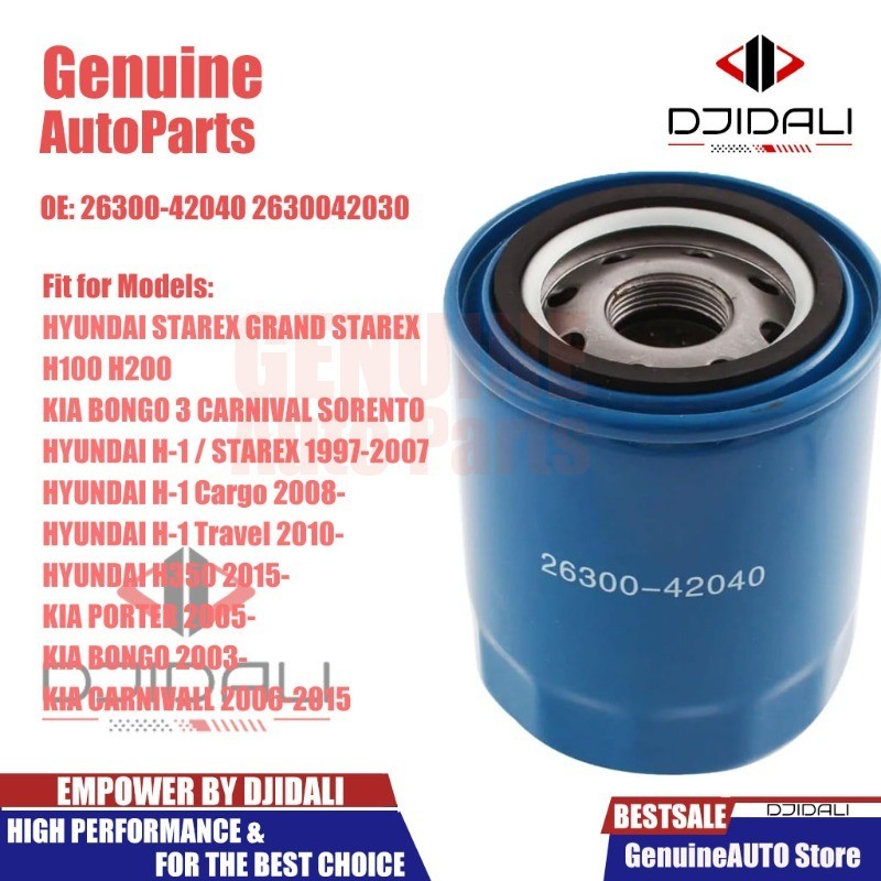 New OIL FILTER 26300-42040 For HYUNDAI STAREX GRAND STAREX H100 H200 ...