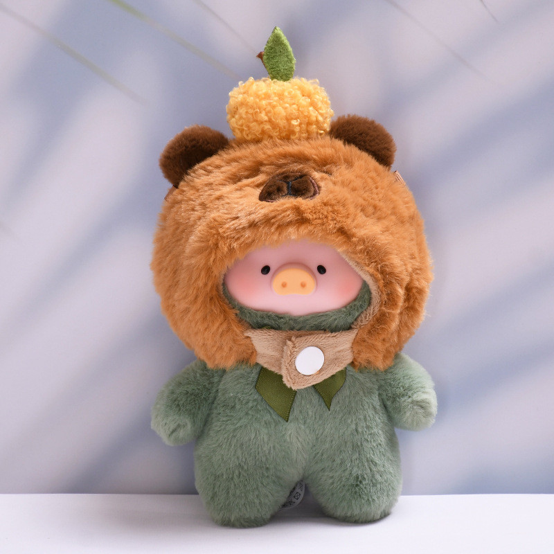 LuLu Pig Clothes Capybara Headgear for Labubu Liila Lucky Cat Plush ...