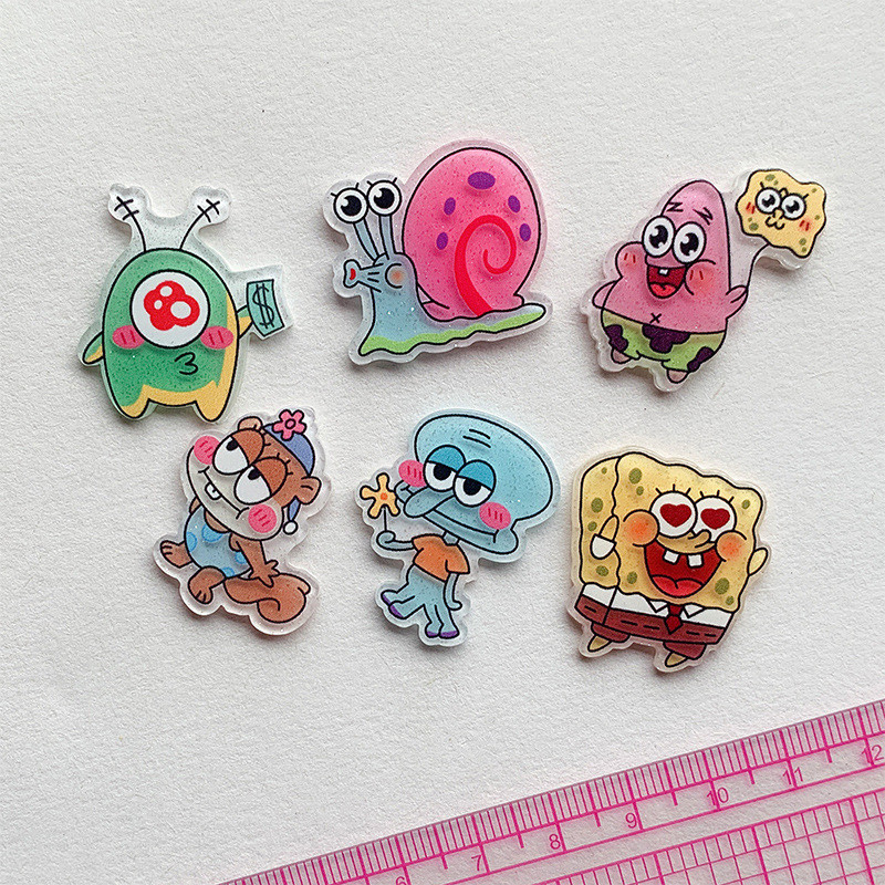Cute Snail Crocks Jibbits SpongeBob SquarePants croc Pink Patrick Star ...