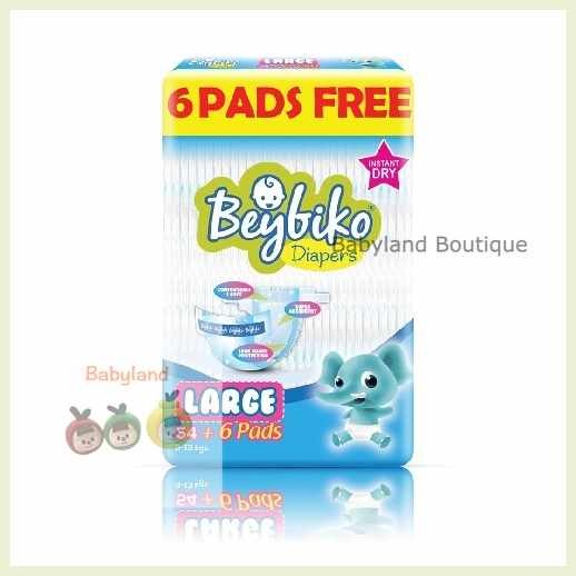 BEYBIKO#b.DIAPER$V/LARGE$Rl/by#hP.54+6pcs/Pack | Shopee Philippines