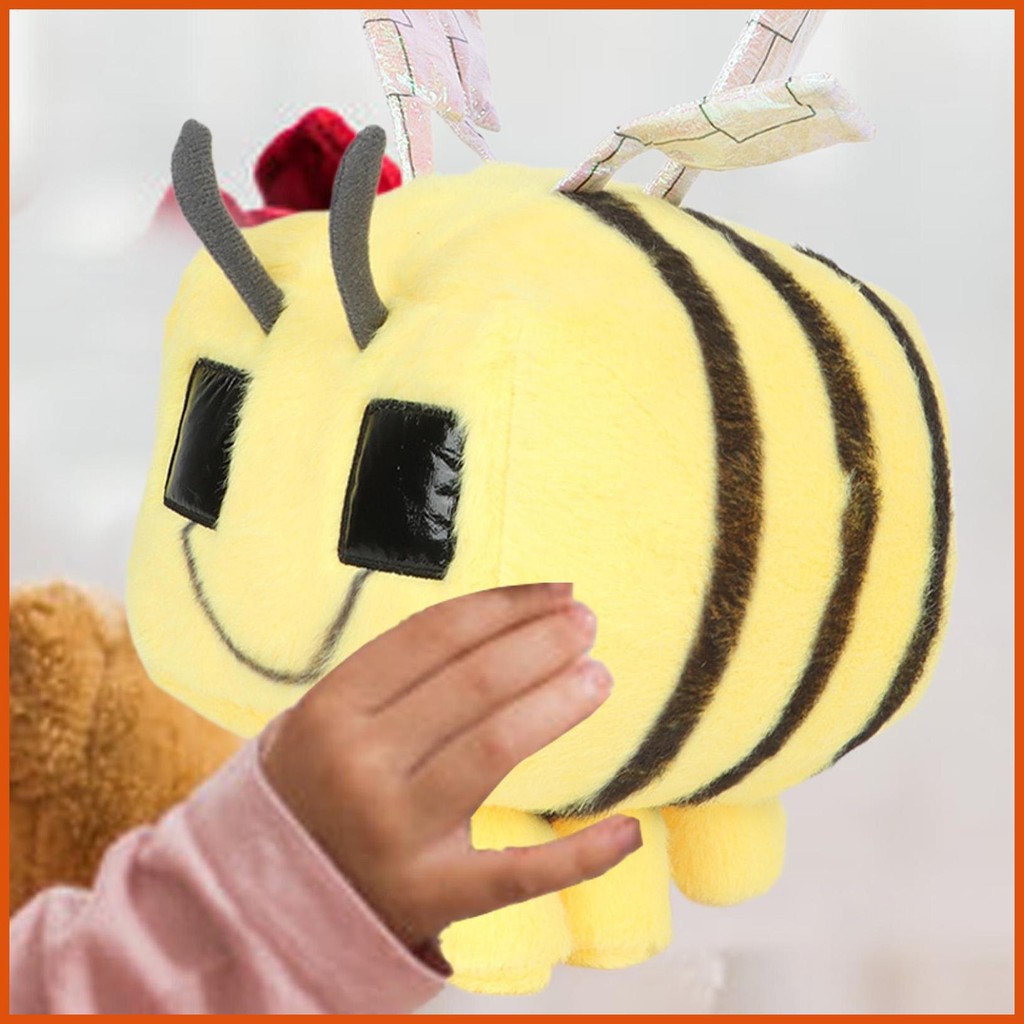For Minecraft Movie Bee Plush Bee Plush Soft Stuffed Bee Game Figure ...