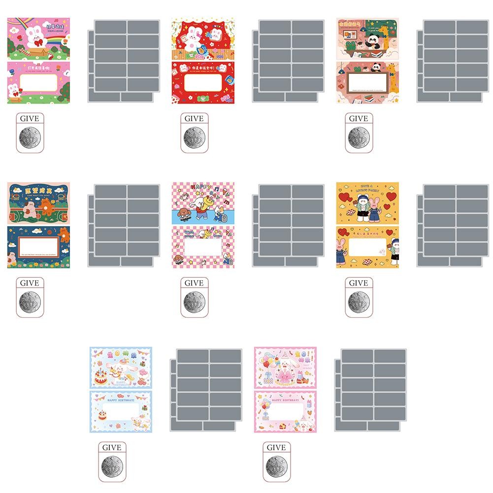 20pc DIY Lucky Scratch SCRATCH IT Money Cards For Kids Family Friends ...