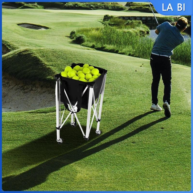 [Wishshopeehhh] Tennis Ball Basket Cart, Teaching Cart, Aluminum Alloy ...