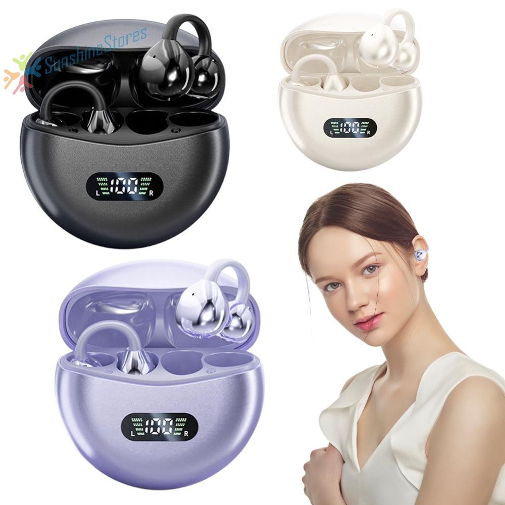 M79 AI Language Translation Earphone Open Ear Clip 3D HIFI Sound Bluetooth Earbuds OWS Noise ...