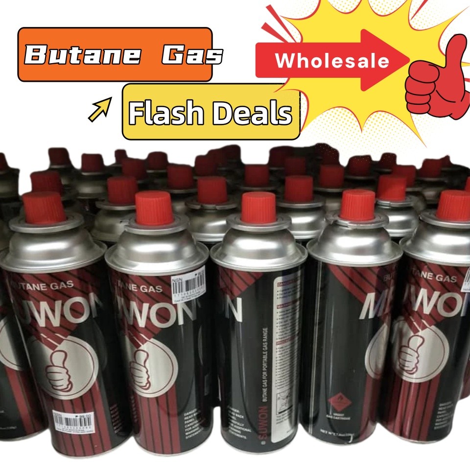 Wholesale SUWAN Safe Butane Gas 16pcs for portable gas stove Butane Gas ...