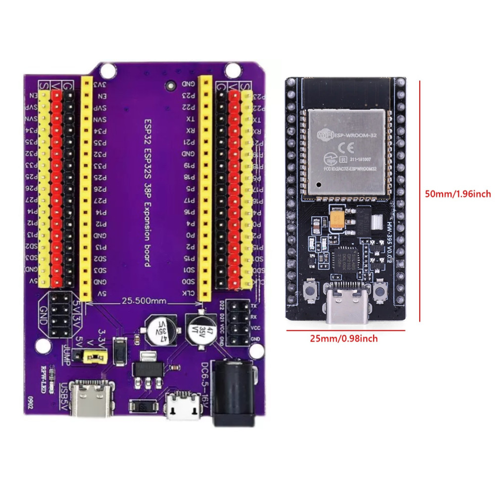 ESP32 Development Board TYPE-C USB CP2102 WiFi+Bluetooth Ultra-Low ...