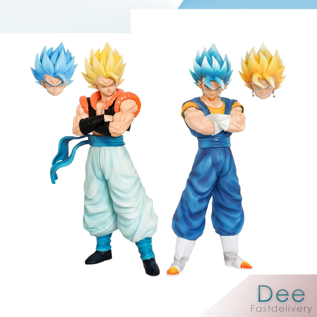 Vegito Gogeta Standing Dual Head Dragon Ball 30cm Action Figure PVC ...