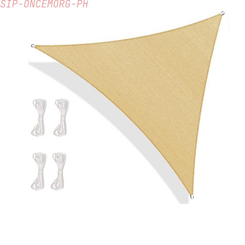 Triangle Sun Shade Sail Effective Airflow Heat Reduction Feature For ...