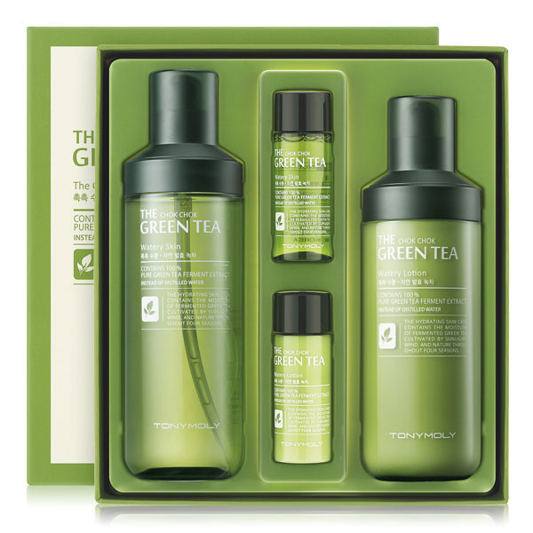 oliveyoung Tony Moly The Chok Chok Green Tea Moisture 2-piece set, 1 ...