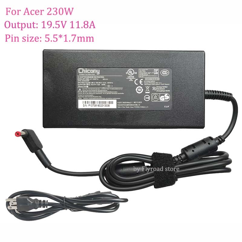 For ACER 230W AC Power Adapter For Predator Helios 300 PH315-53-77N5 ...