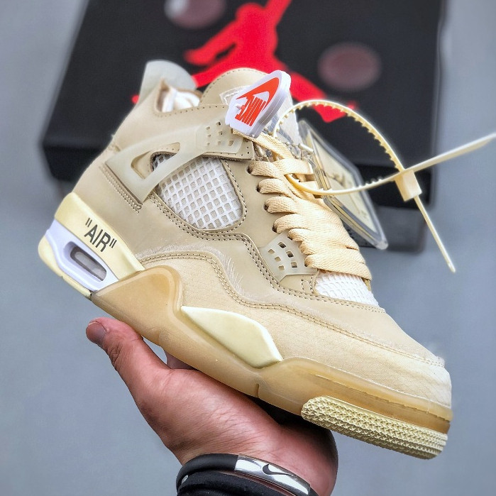 Sports culture Basketball shoes Air Jordan 4 Retro "Cream/Sail" CV9388 ...