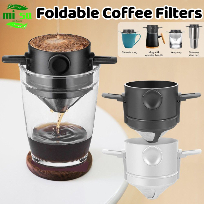 Foldable Coffee Dripper Coffee Filters Portable Reusable Coffee Filters ...