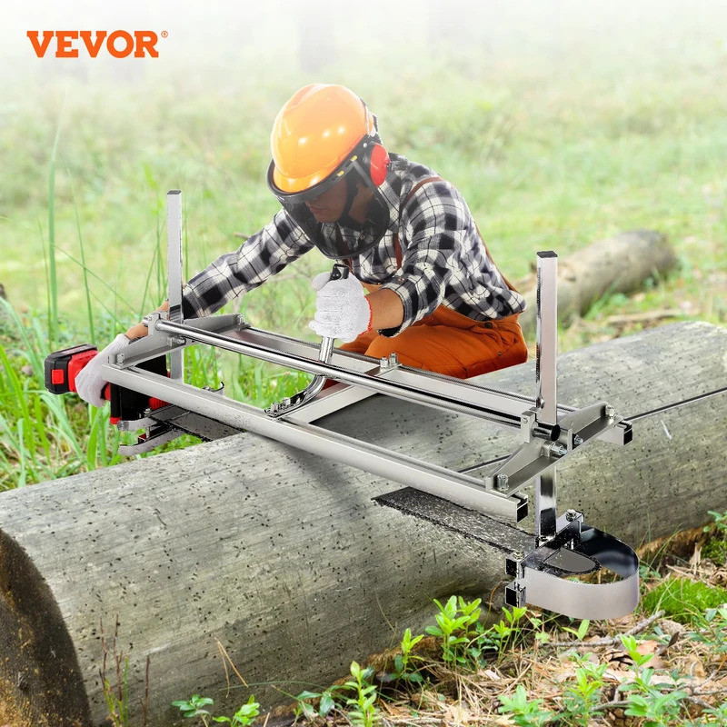 VEVOR Chainsaw Mill Portable Milling Guide Bar Sawmill Adjustable Width ...