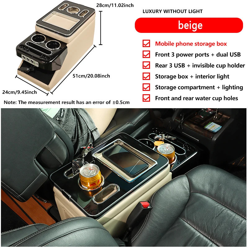 FOR VW Caravelle / Multivan T5 T6 T7 2000-2023 Row Front Railing Box ...