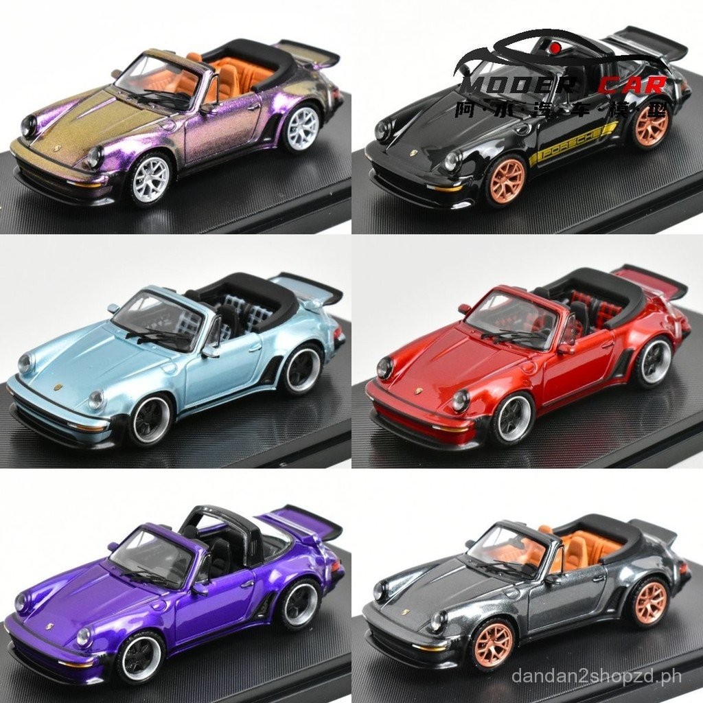 RM Rhinoceros 1:64 Porsche Singer Turbo Study 930 Open Alloy Car Model ...
