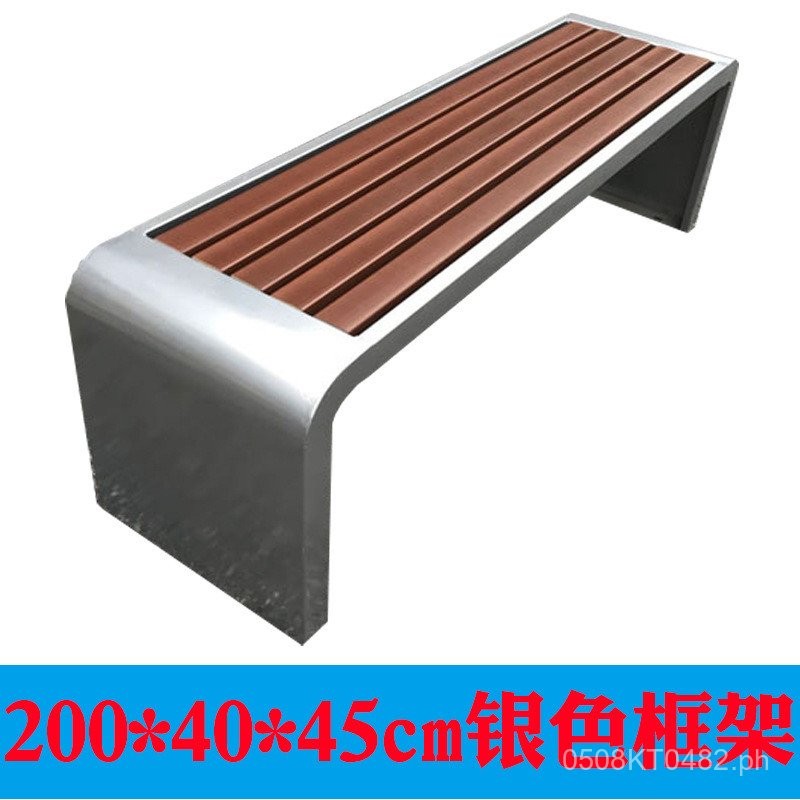 Outdoor Bench with Backrest, Park Bench, Row Bench, Long Bench, Long ...