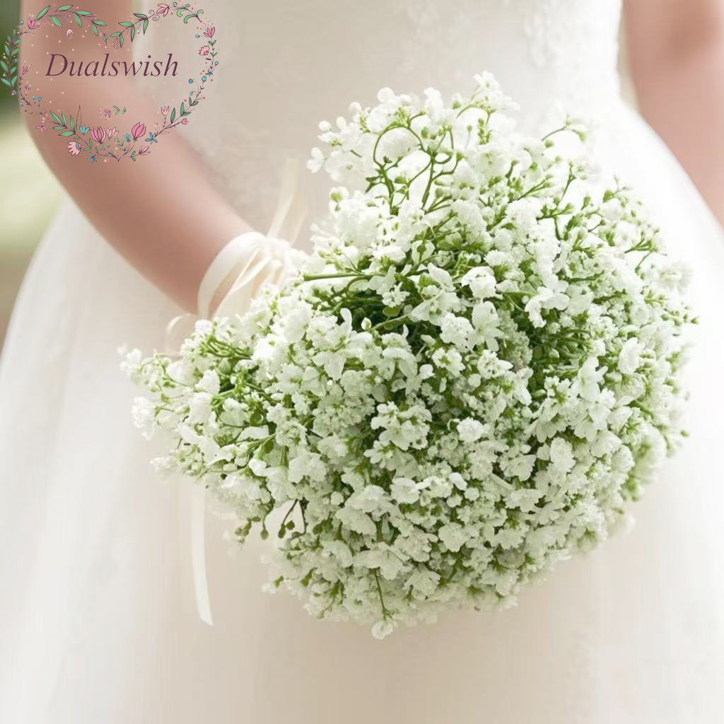Dualswish 16pcs Gypsophila baby breath flower Artificial flower Wedding ...
