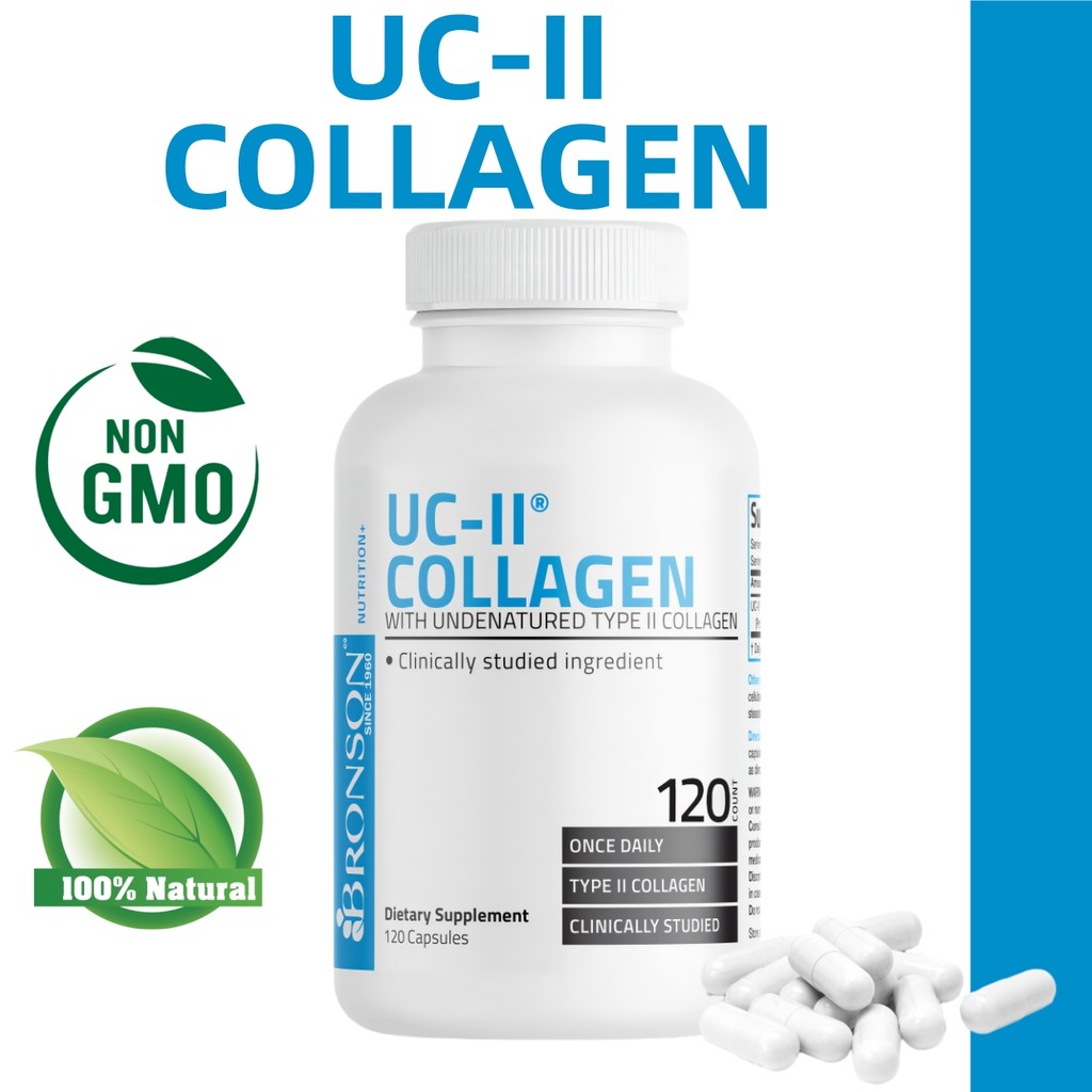 Bronson UC-II collagen capsules, maintain joint flexibility and reduce ...