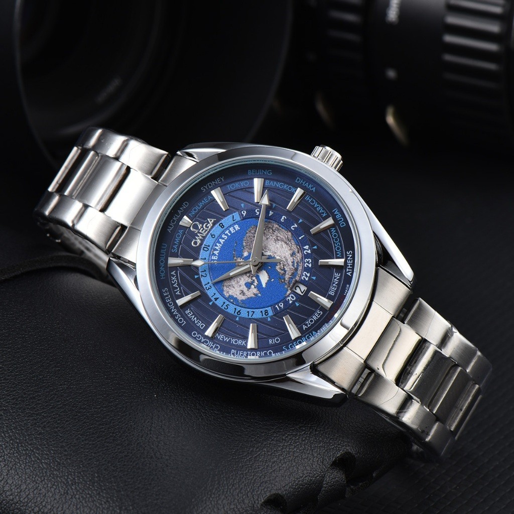 Omega Seahorse Series Mechanical Movement Wrist Watch Sun Pattern ...