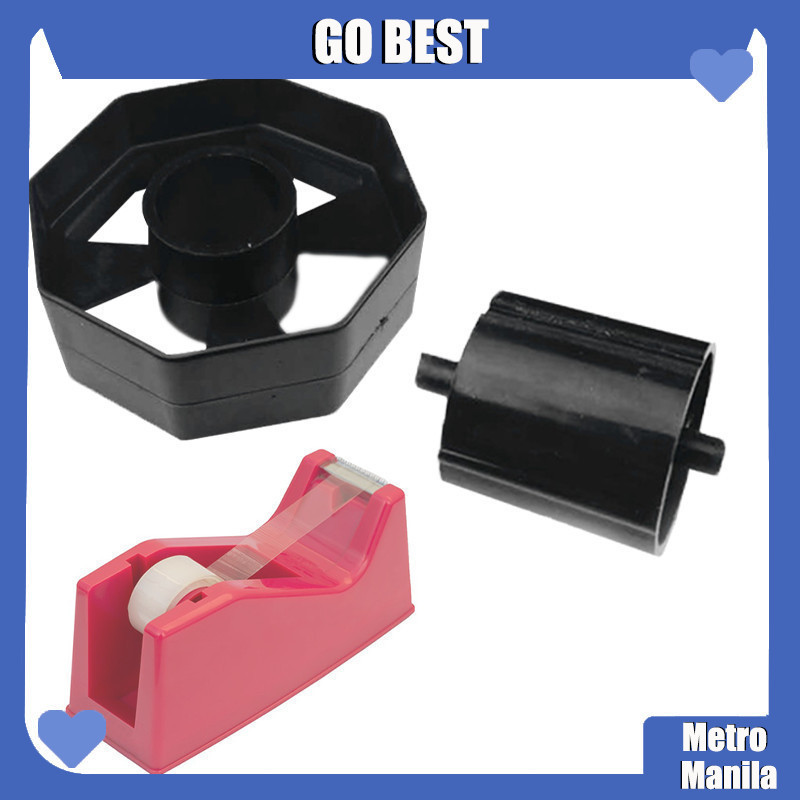 Desktop Tape Dispenser Wheel Plastic Sellotape Spin Replacement Cutg ...