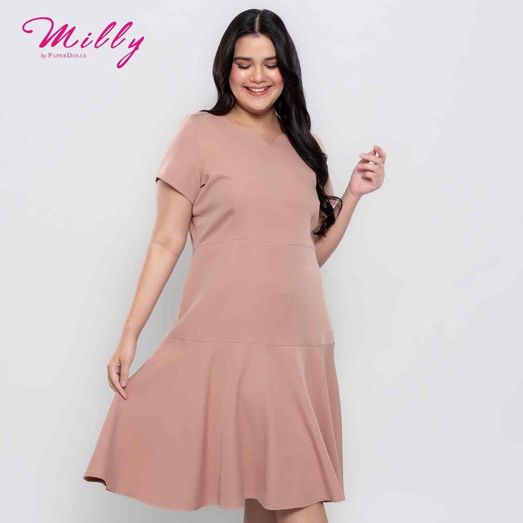 Milly Plus Size Gertrud A-line Dress with Sweetheart Neckline | Shopee ...