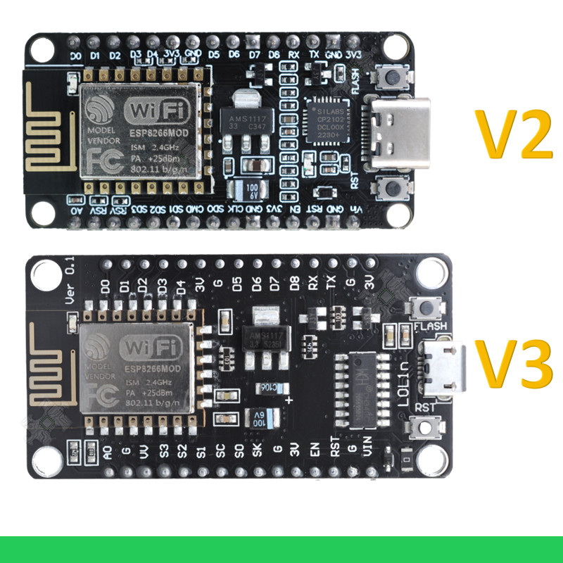 ENGLAB★ NodeMCU V2 V3, NodeMCU Devkit V1.0, Lolin NodeMCU V3, ESP8266 ...