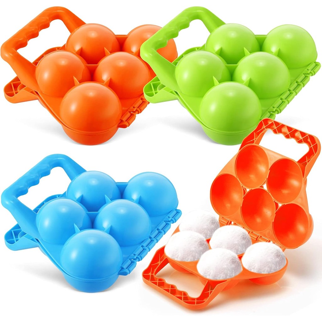 3 Pieces Snow Ball Maker Shape Snowball Moulds Snow Toys Winter Plastic ...