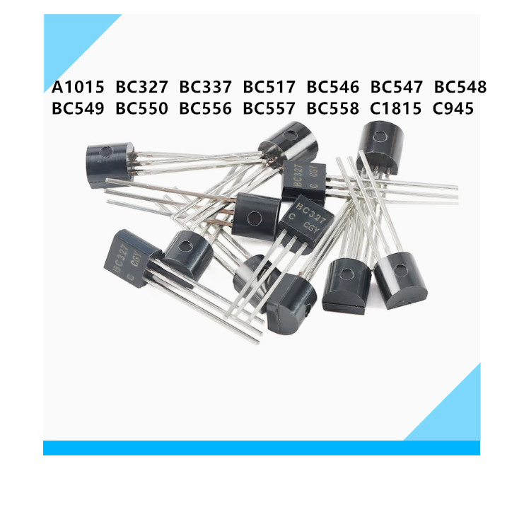 Transistor BC327 BC337 BC517 BC546 BC547 BC548 BC549 BC550 BC556 BC557 BC558 A1015 C1815 C945 ...