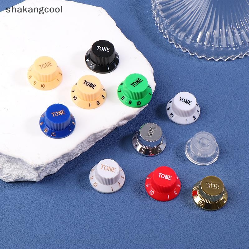 SCPH 3Pcs/Set Colorful Electric Guitar Plastic Control Knobs DIY Guitar ...